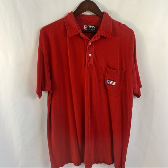 Chaps | Shirts | Chaps Ralph Lauren Polo Shirt Short Sleeve Golf Mens L ...